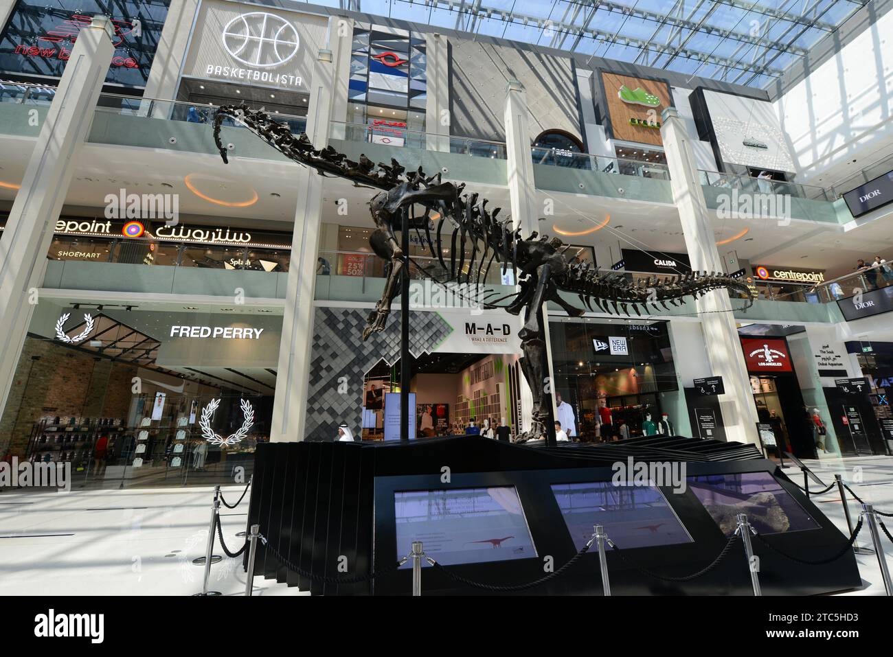 The Dubai Dino at the Dubai Mall, Dubai, UAE Stock Photo - Alamy