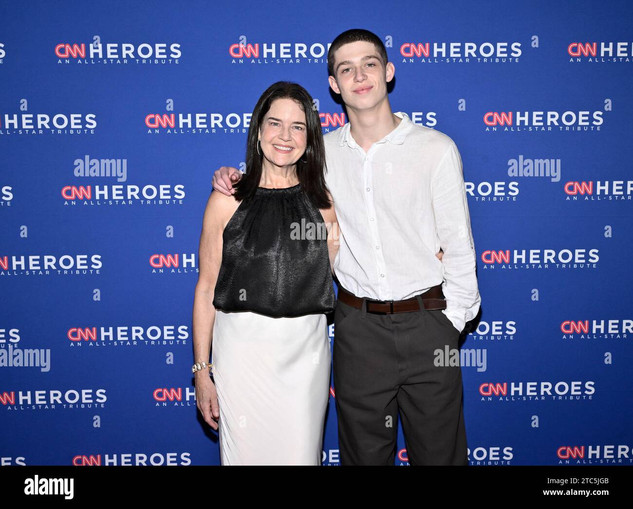 Stacey Wolf, left, and son Zach Wolf attend CNN Heroes: An All-Star ...