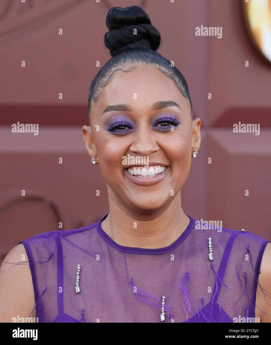 Los Angeles, USA. 10th Dec, 2023. Tia Mowry arrives at the Warner Bros ...