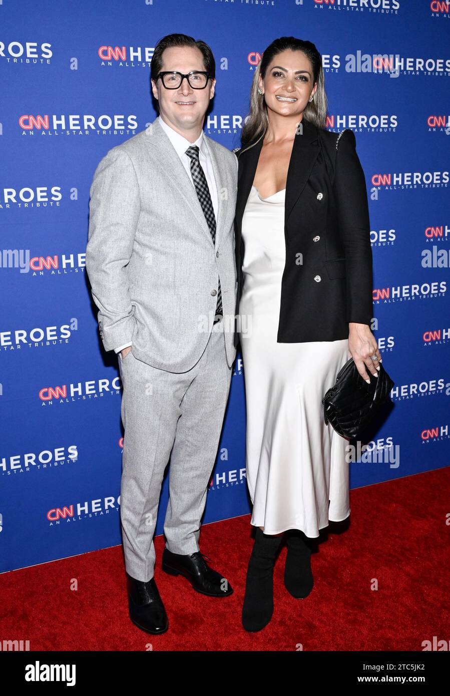 Athan Stephanopoulos, left, and guest attend CNN Heroes: An All-Star ...