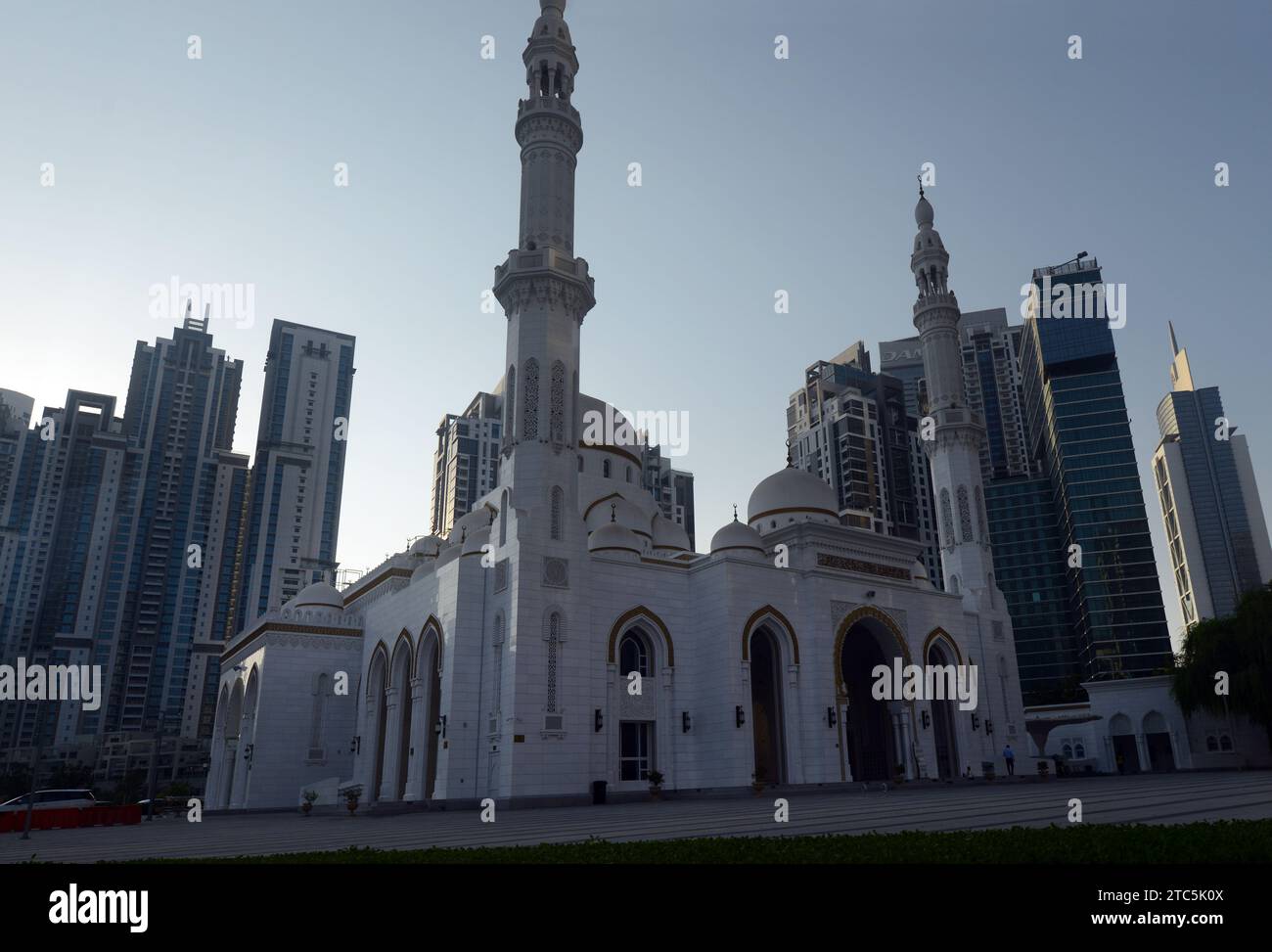 Sheikh Rashid Al Maktoum Mosque in the Business Bay area, Dubai, UAE ...
