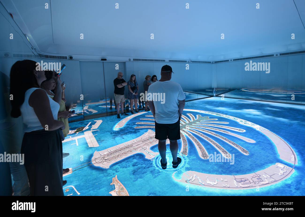Interactive exhibits in the View at the Palm, Palm Jumeirah, Dubai, UAE ...