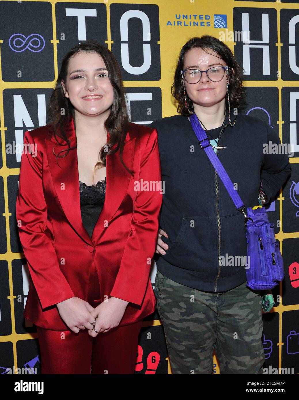 New York, USA. 10th Dec, 2023. L-R: Madison Kopec and Marideth Bridges ...