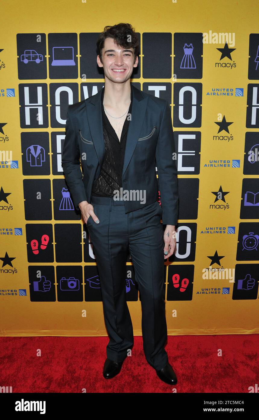 New York, USA. 10th Dec, 2023. Liam Pearce attends the Broadway opening ...