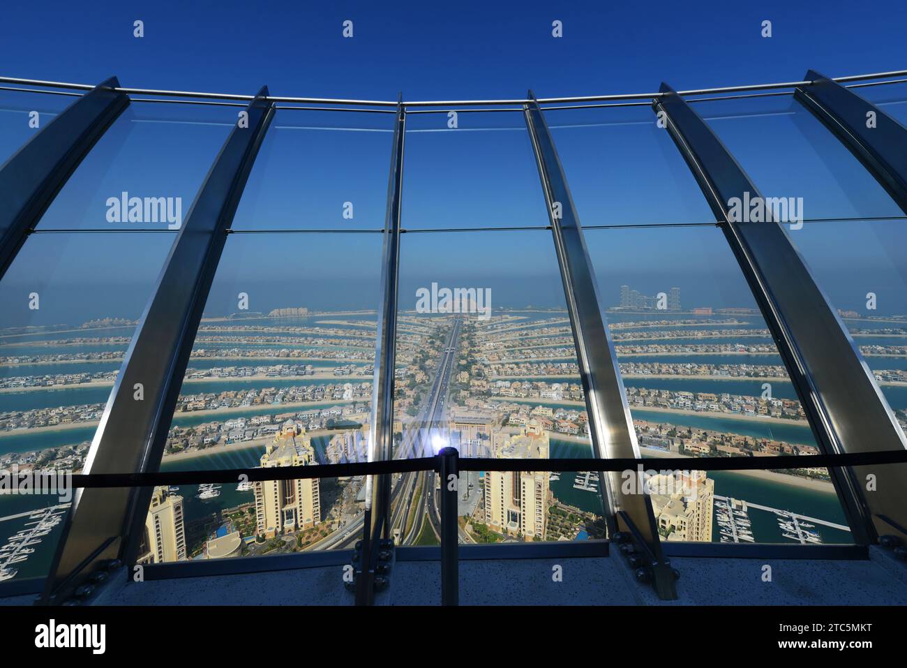 City views from the observation deck at the View at the Palm, Palm ...