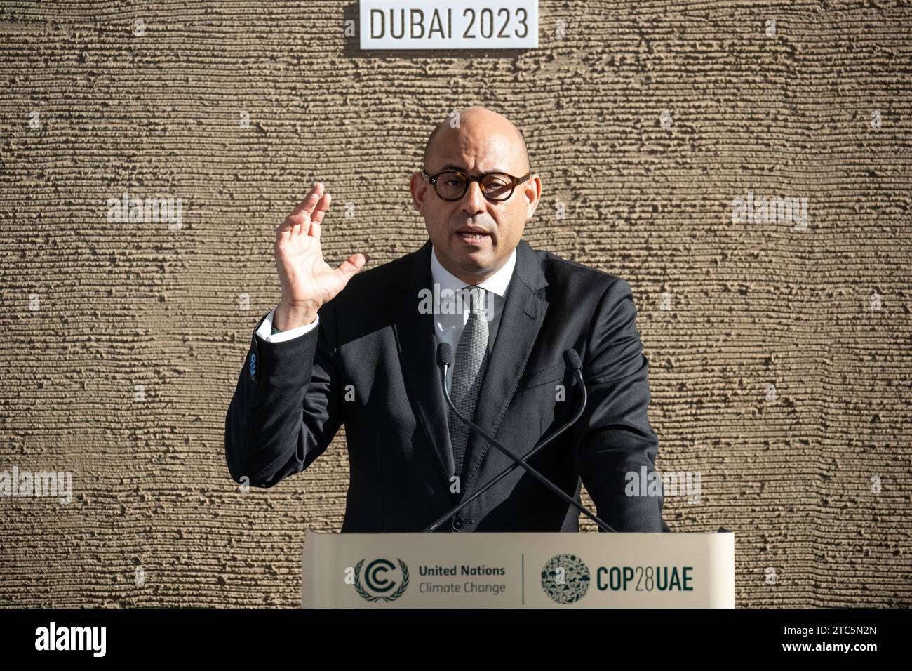 Dubai, United Arab Emirates. 11th Dec, 2023. Simon Stiell, Executive ...