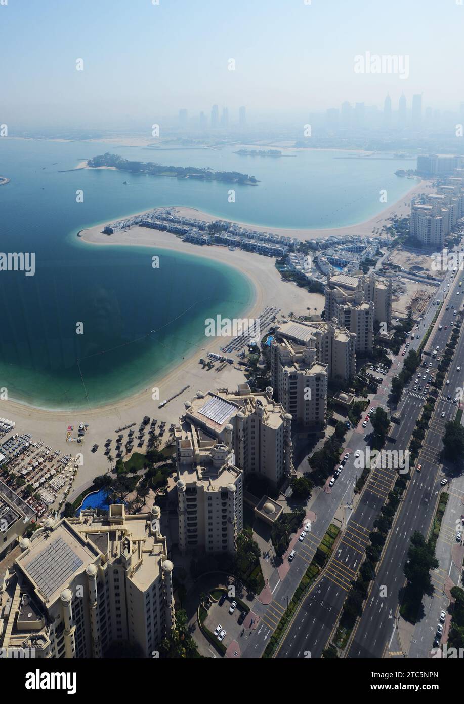 Dubai city views from The View at the Palm. Dubai, UAE Stock Photo - Alamy
