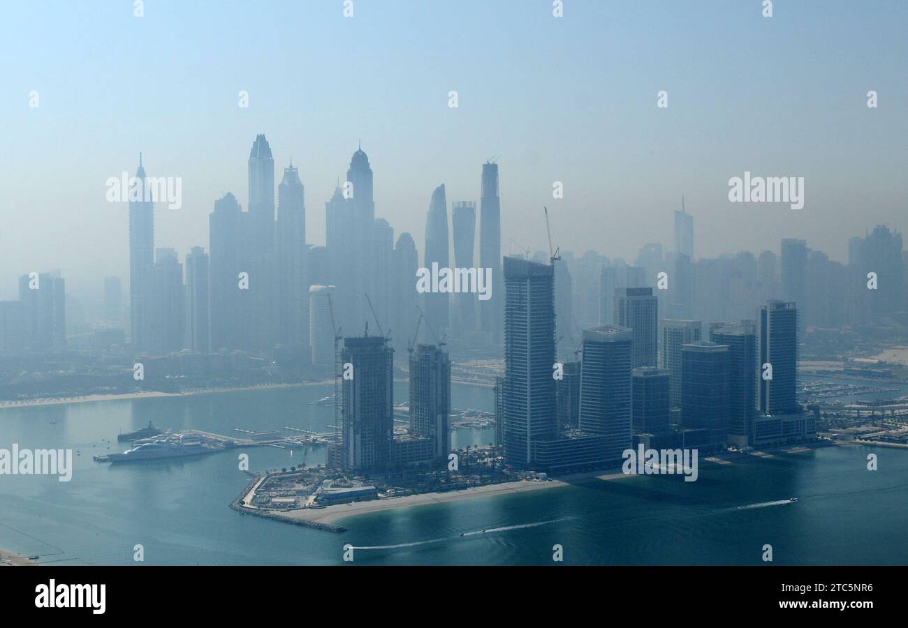 Dubai city views from The View at the Palm. Dubai, UAE Stock Photo - Alamy