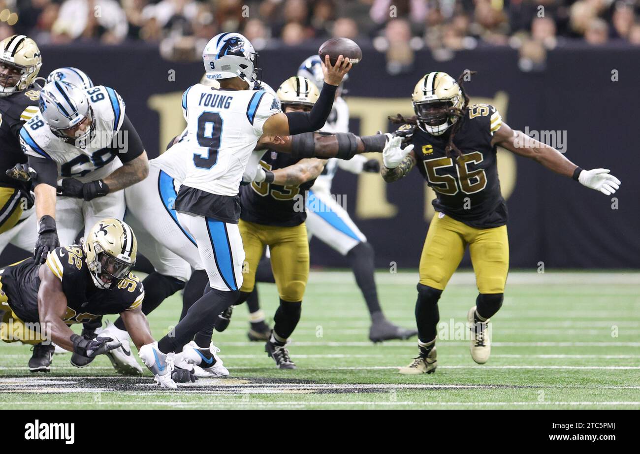 New Orleans, USA. 10th Dec, 2023. New Orleans Saints defensive end ...