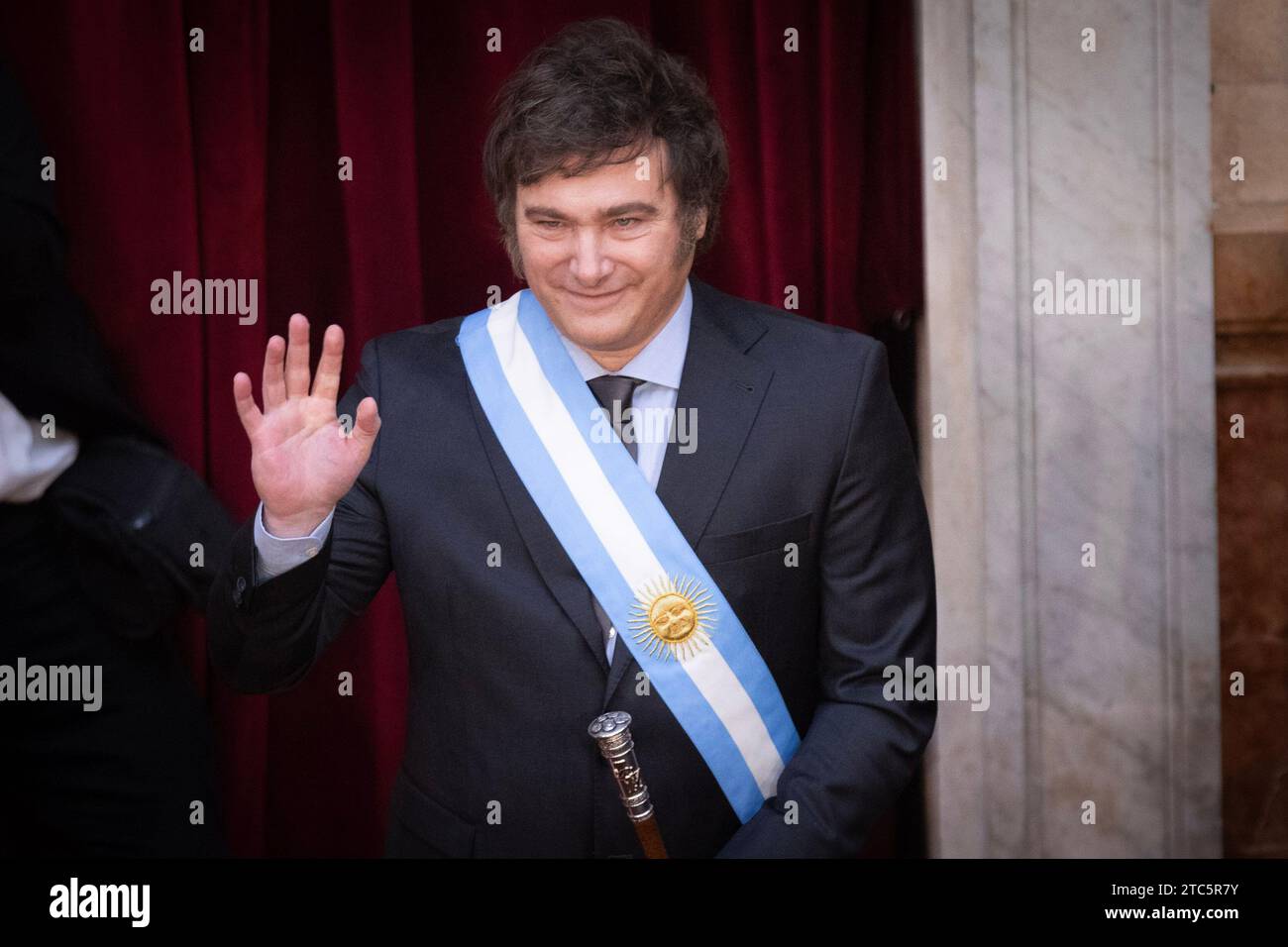 Buenos Aires, Milei. 10th Dec, 2027. Argentina's new President Javier ...