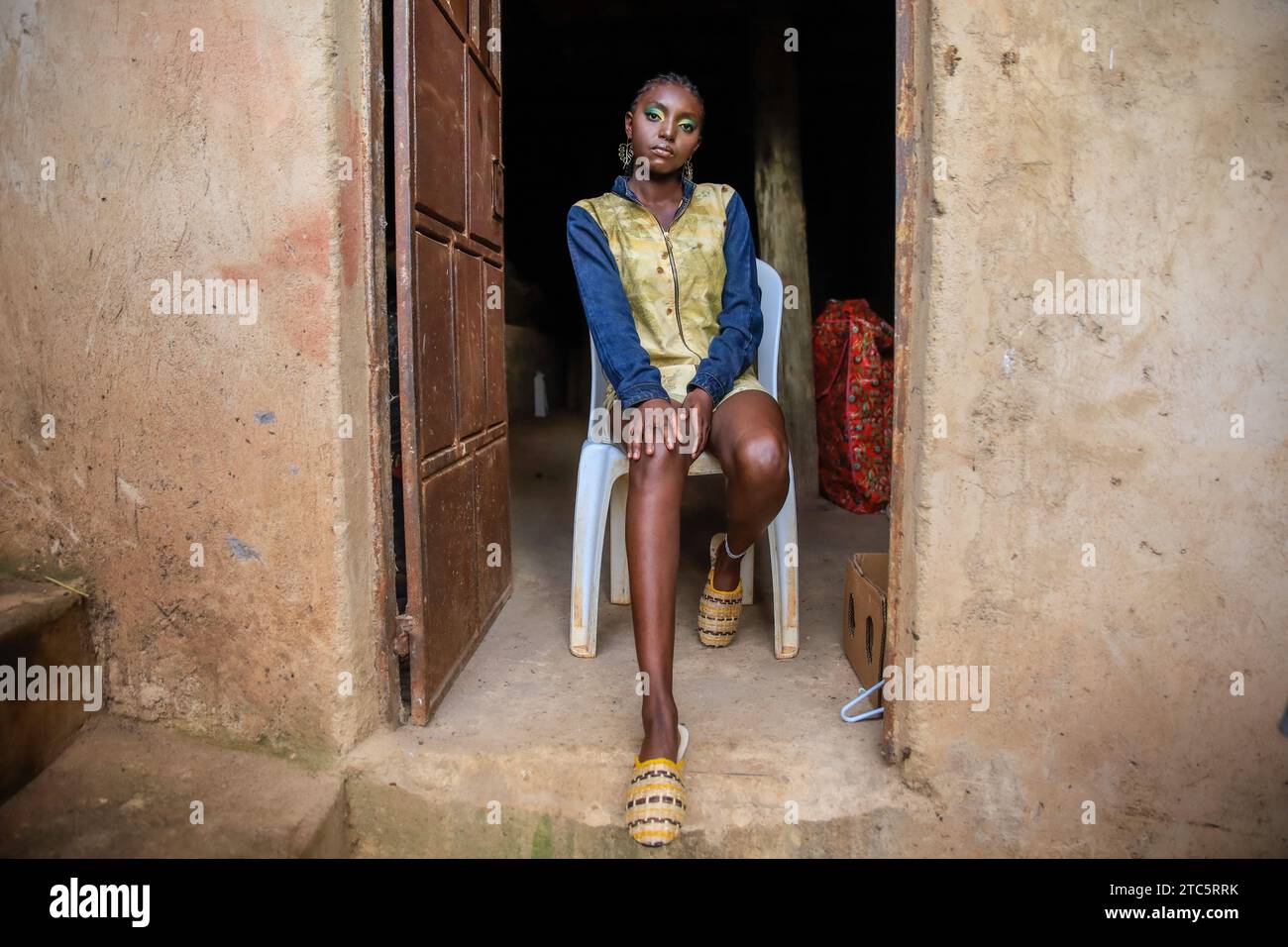 Nairobi, Kenya. 23rd Nov, 2023. 25-Year-Old model Ella Kanini pose for ...