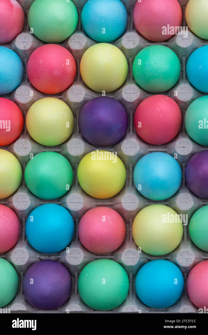 Closeup pink colored eggs hi-res stock photography and images - Alamy