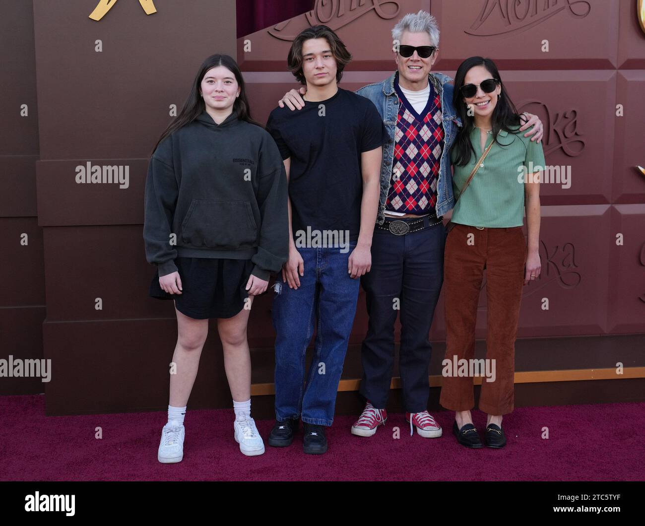 Los Angeles, USA. 10th Dec, 2023. (L-R) Arlo Clapp, Rocko Akira Clapp ...