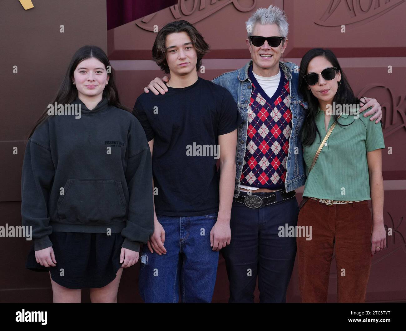 Los Angeles, USA. 10th Dec, 2023. (L-R) Arlo Clapp, Rocko Akira Clapp ...