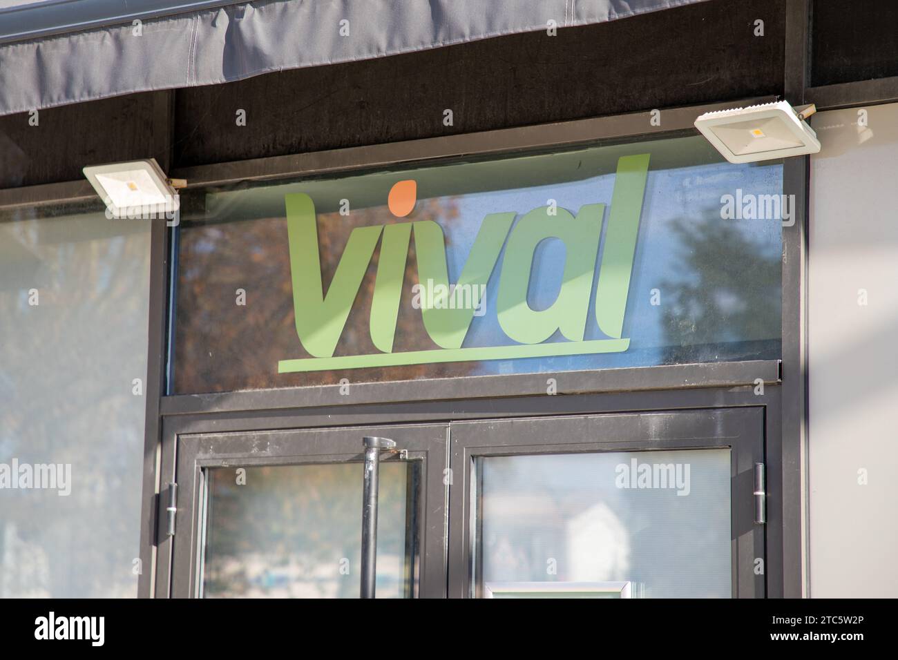 Bordeaux , France - 11 29 2023 : vival shop supermarket logo text and ...