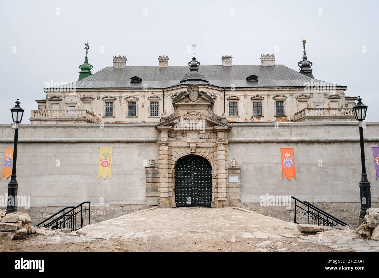 Pidhoretsky Castle of Ukraine in the Lviv Region, view of the castle ...