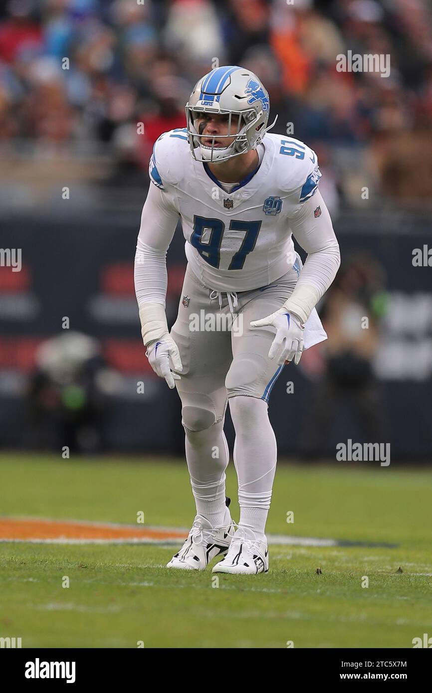 Detroit Lions defensive end Aidan Hutchinson (97) during an NFL ...