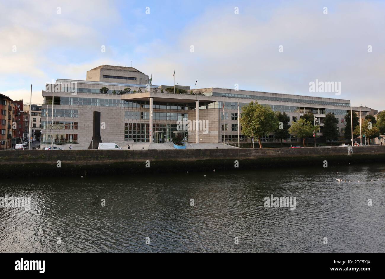Dublino - Dublin City Council da Ormond Quay Upper Stock Photo - Alamy