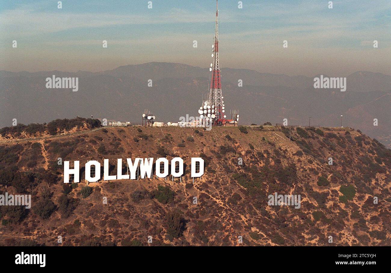 File photo dated December 20, 2000 shows the Hollywood sign in Los ...