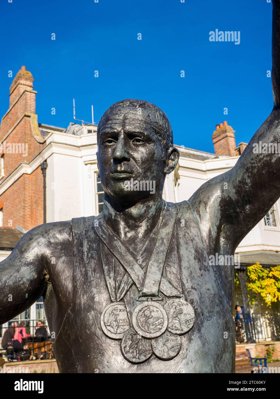 Sir Steve Redgrave Statue, Gold Medal Winner, Marlow, Buckinghamshire ...
