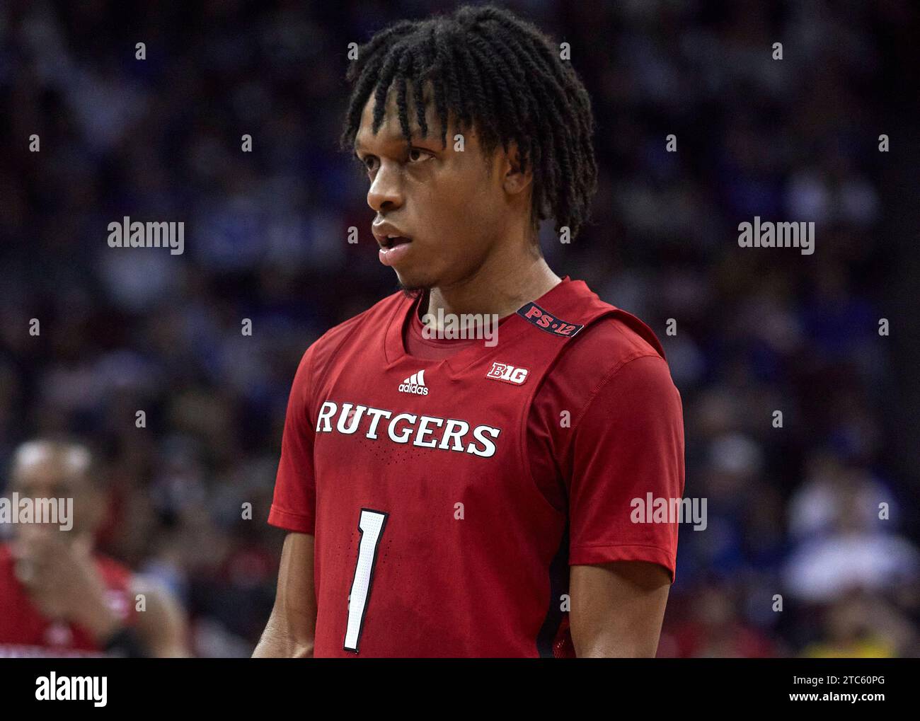 Rutgers Scarlet Knights guard Jamichael Davis (1) during the Garden ...