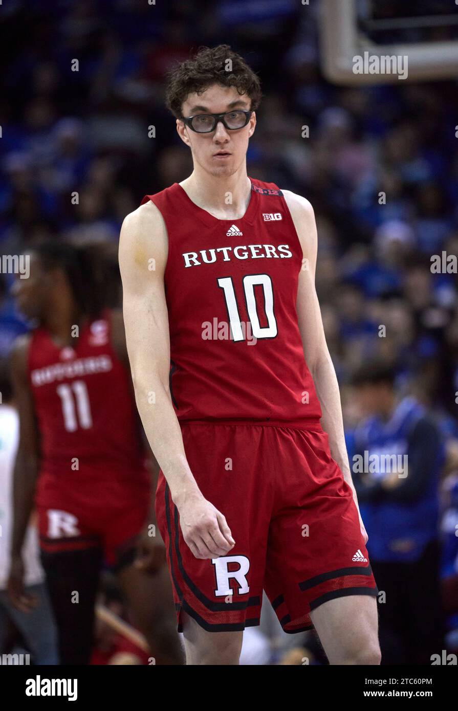 Rutgers Scarlet Knights guard Gavin Griffiths (10) during the Garden ...