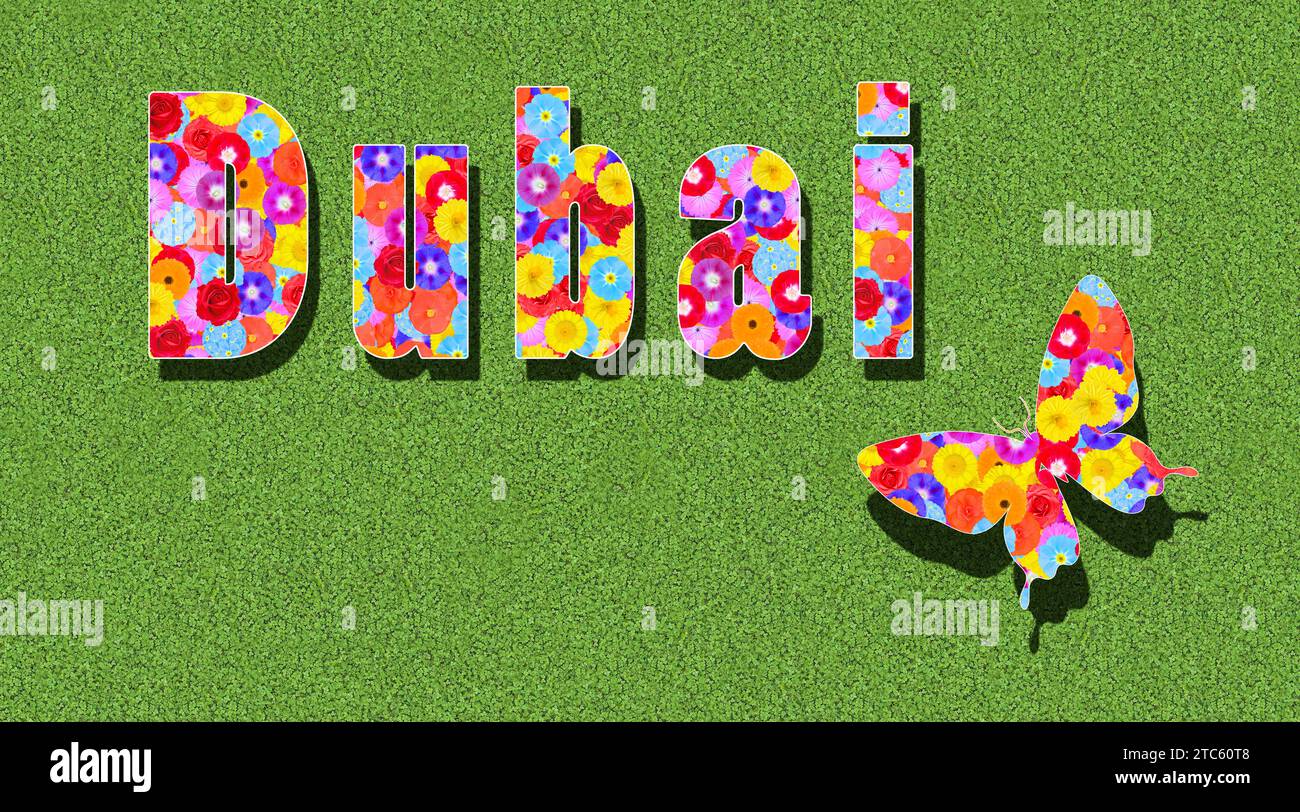 The dubai font hi-res stock photography and images - Alamy