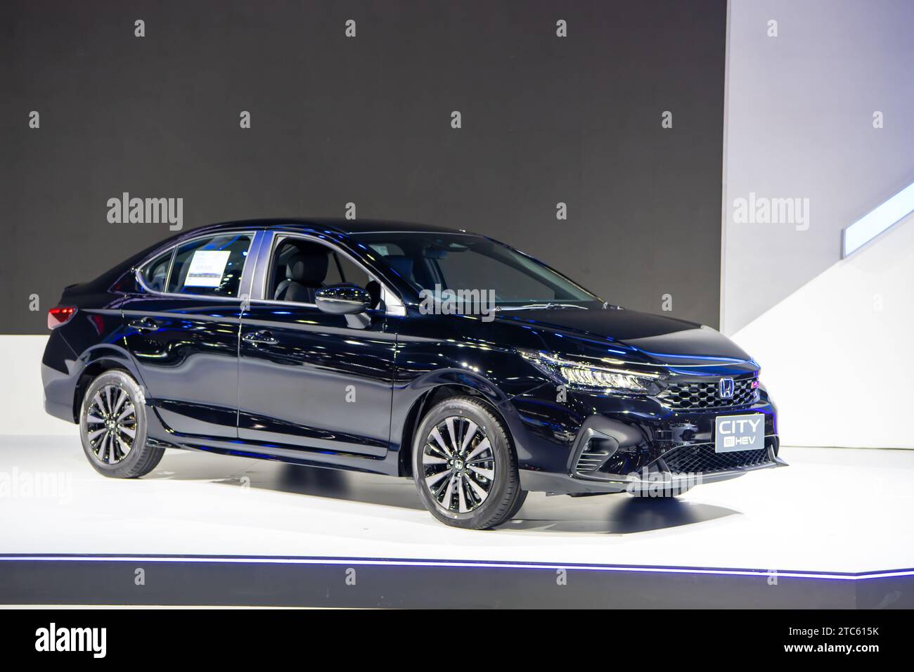 Honda City Hatchback e:HEV car on display at The 40th Thailand ...