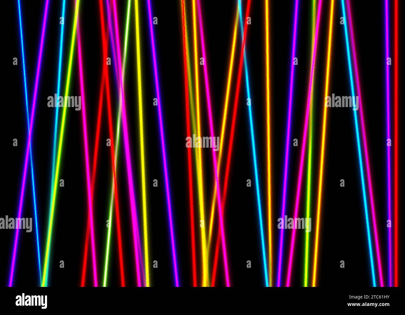 Colorful neon laser lines abstract futuristic background. Technology ...