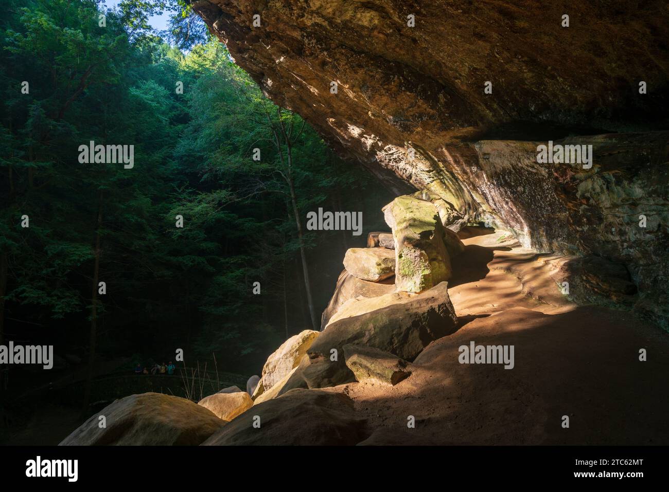 Ash Cave and Old Man’s Cave, Hocking Hills State Park in the Hocking ...