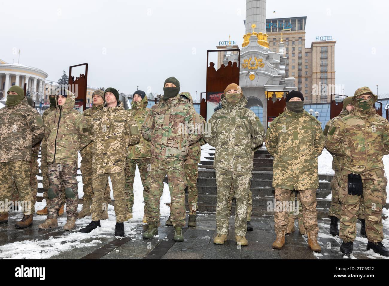 Azov military regiment hi-res stock photography and images - Alamy