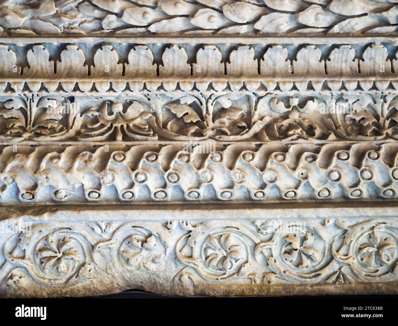 Composite decorated pilaster's base from the internal cell's ...