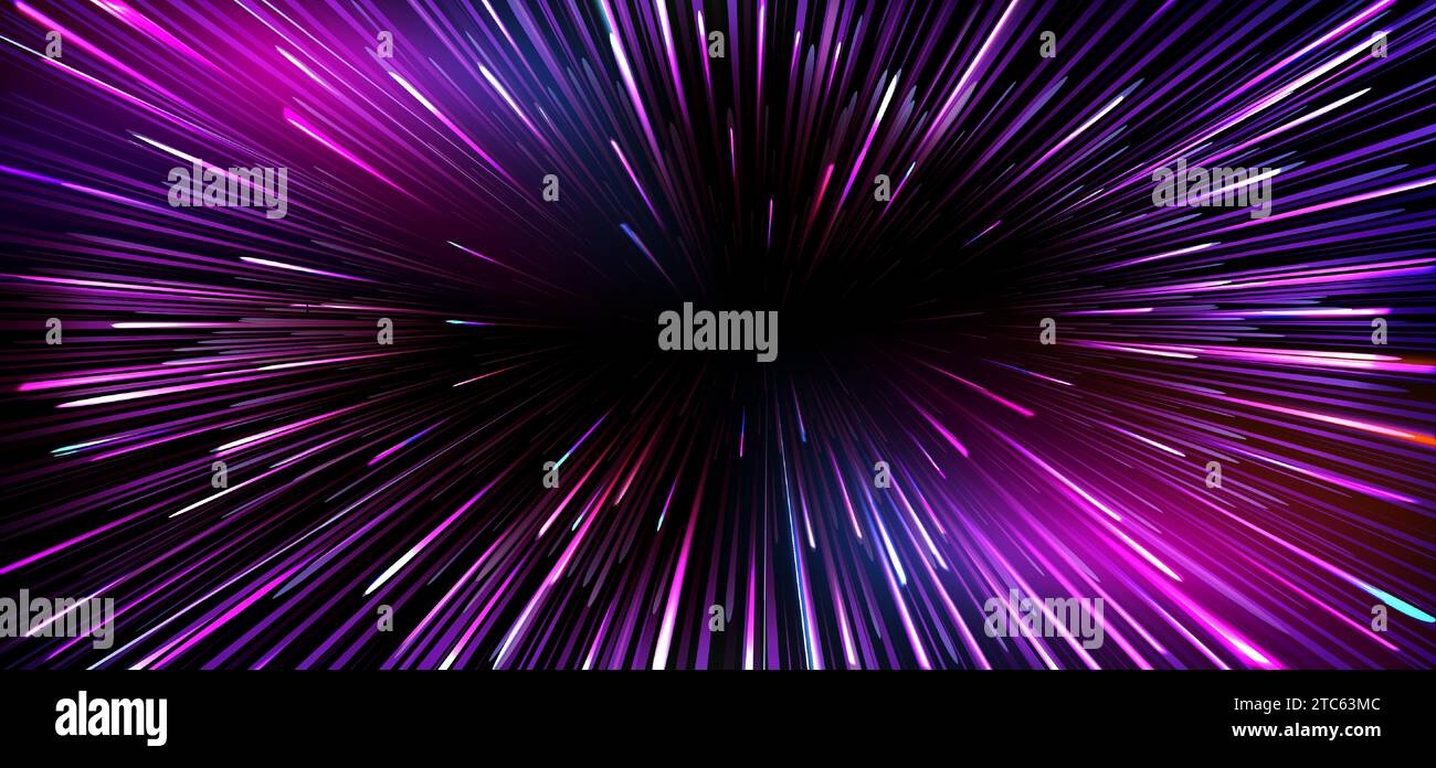 Fast light motion speed effect. Vector realistic illustration of ...