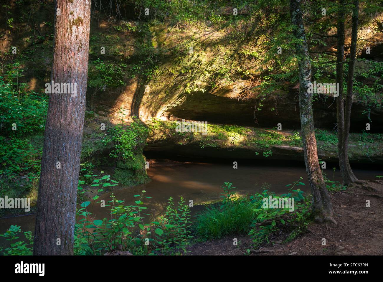 The Hocking Hills State Park in the Hocking Hills region of Hocking ...