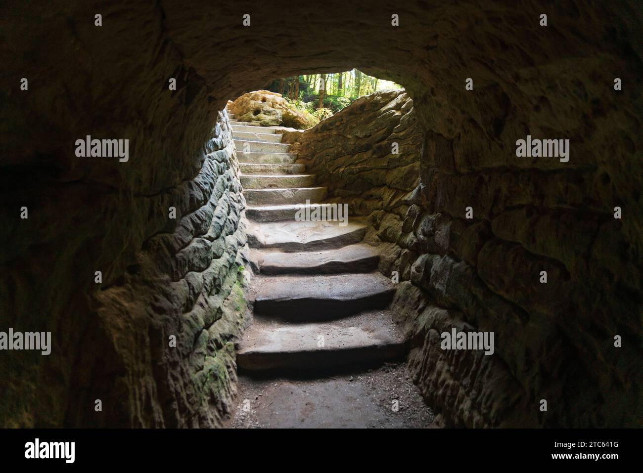Some Stairs at Hocking Hills State Park in the Hocking Hills region of ...