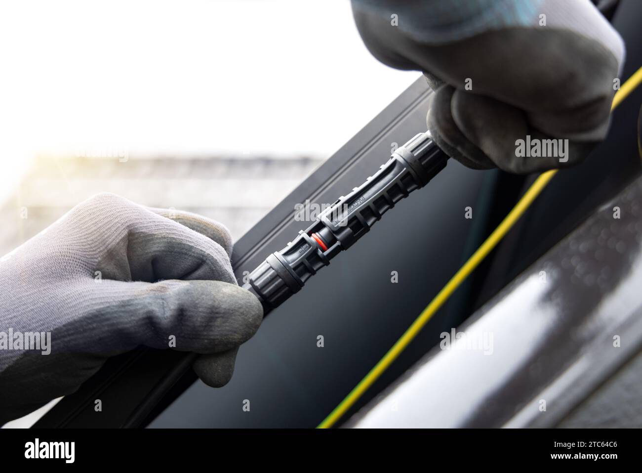 Wiring cable connector hi-res stock photography and images - Alamy