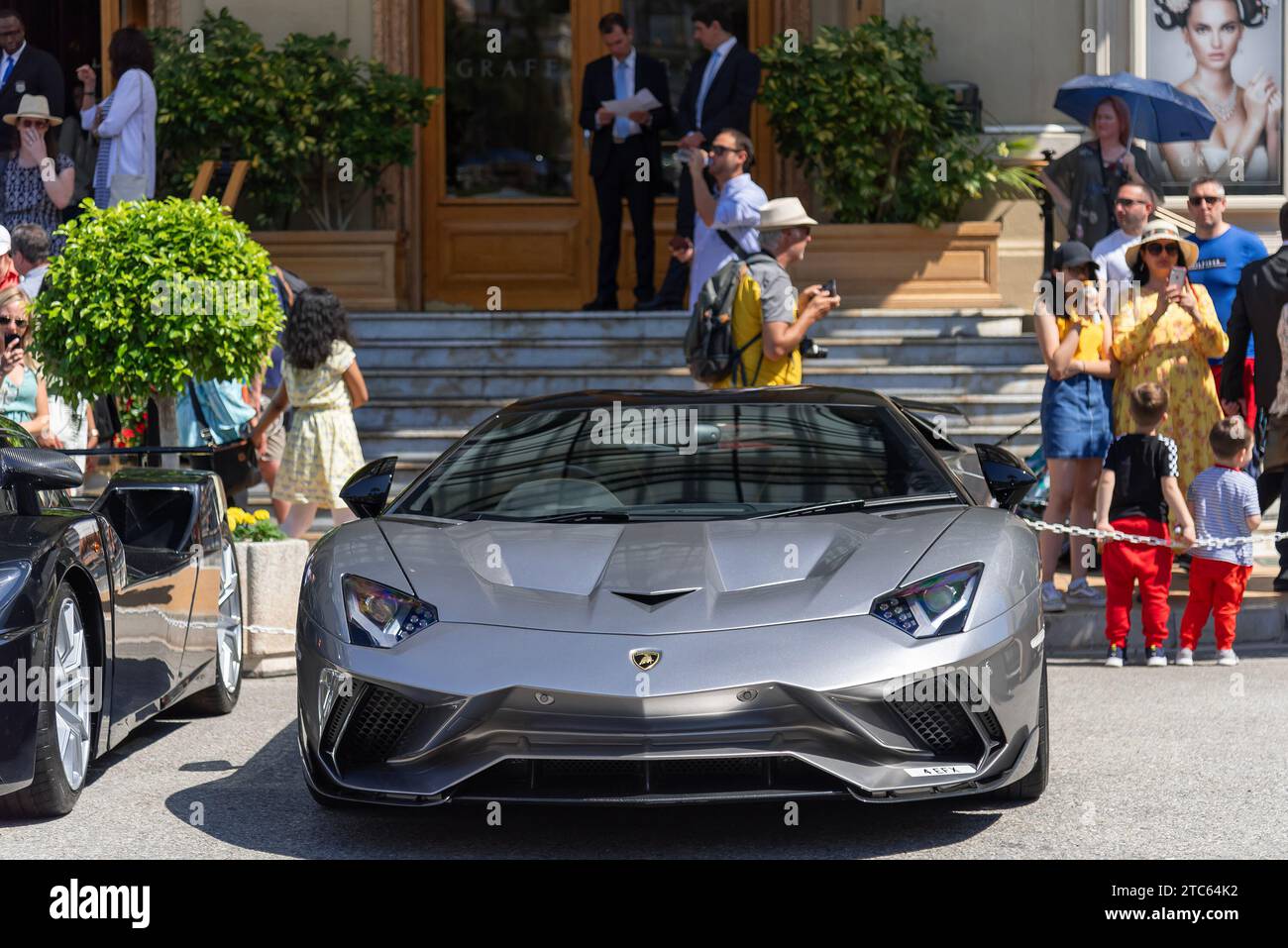Monaco, Monaco - Grey Lamborghini Aventador S LP740-4 Onyx Design ...