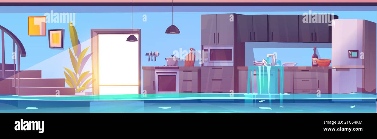 Broken tap Stock Vector Images - Alamy