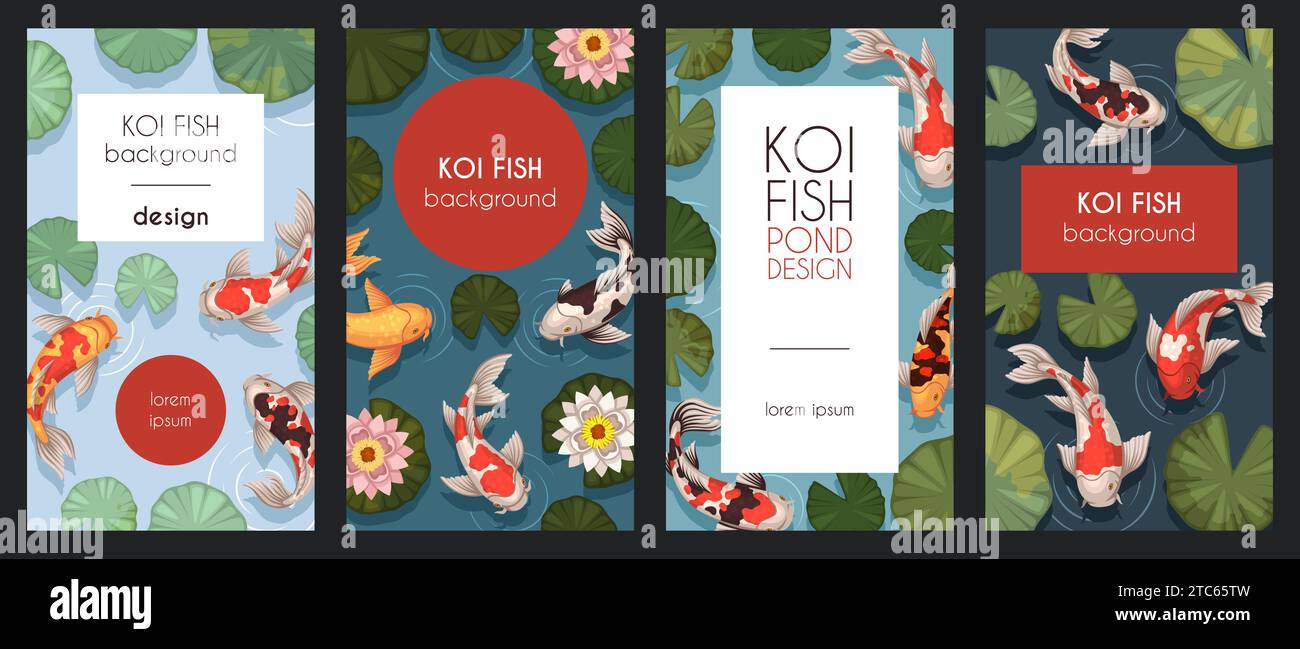 Japanese carp banners Stock Vector Images - Alamy