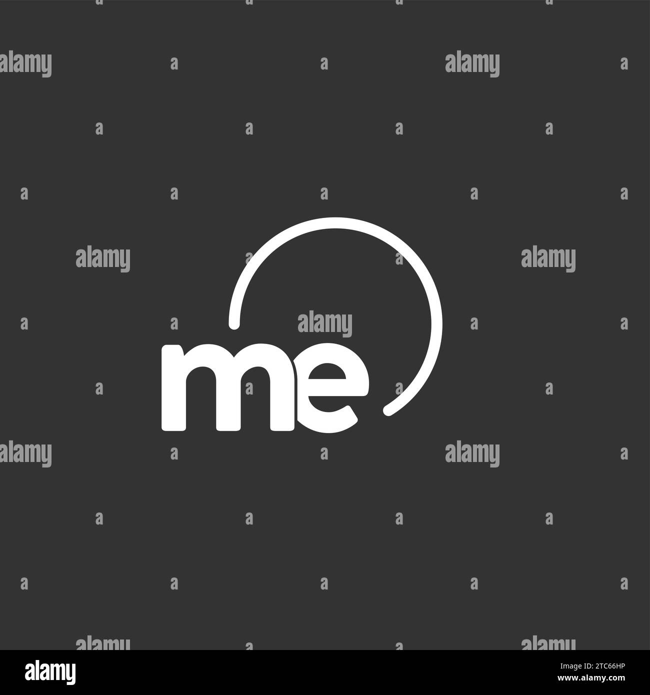 ME initial logo with rounded circle vector graphic Stock Vector Image & Art - Alamy