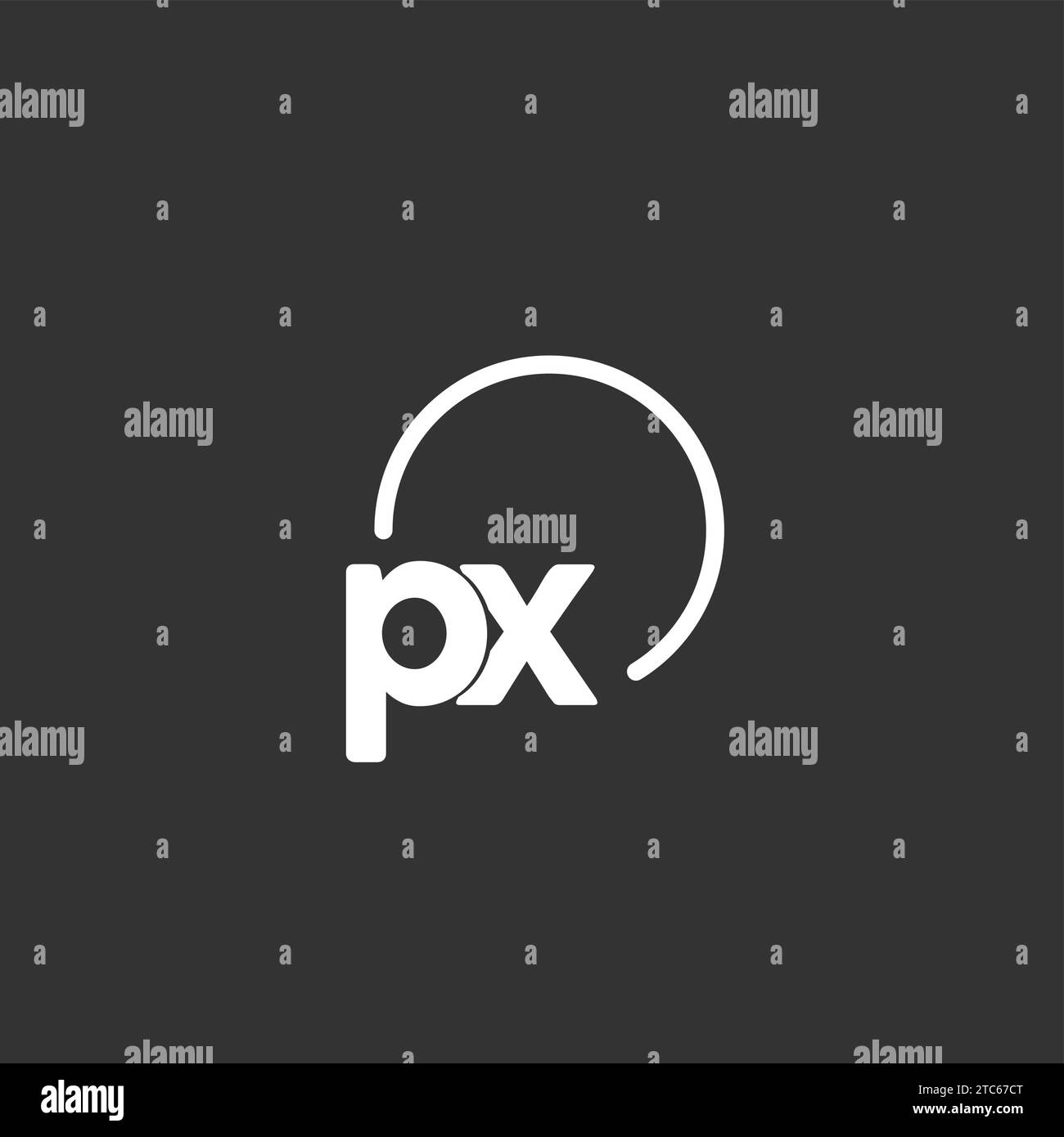 Letter px vector vectors hi-res stock photography and images - Alamy