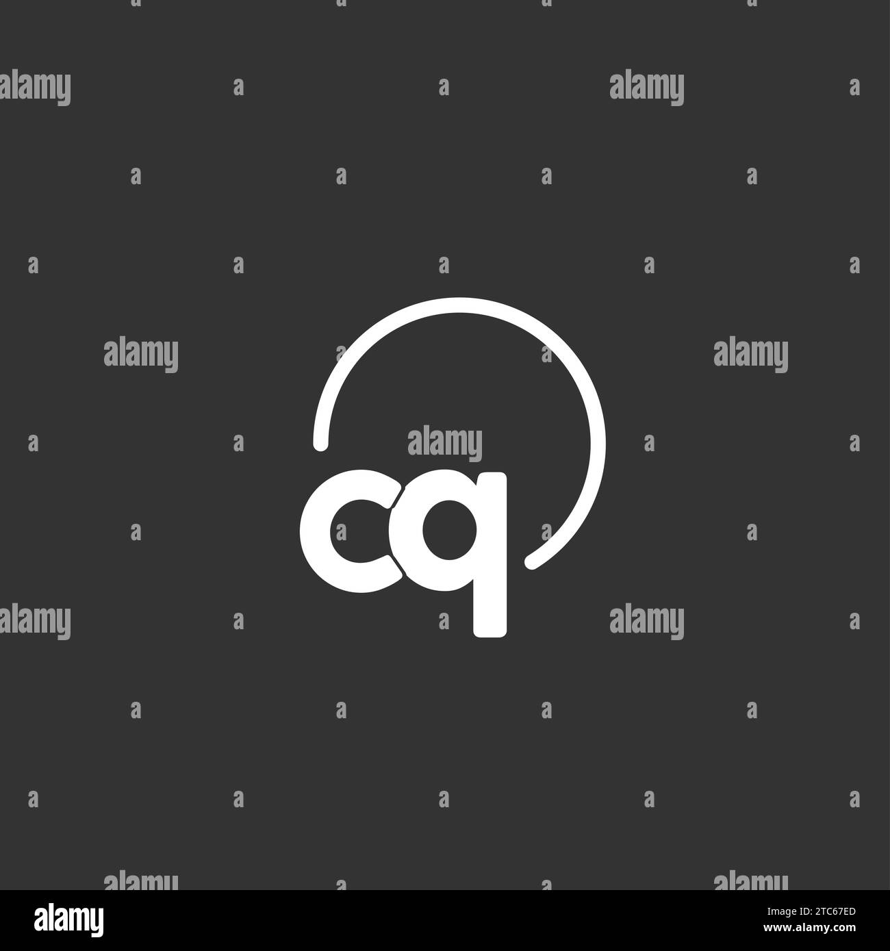 Letter cq logo hi-res stock photography and images - Alamy