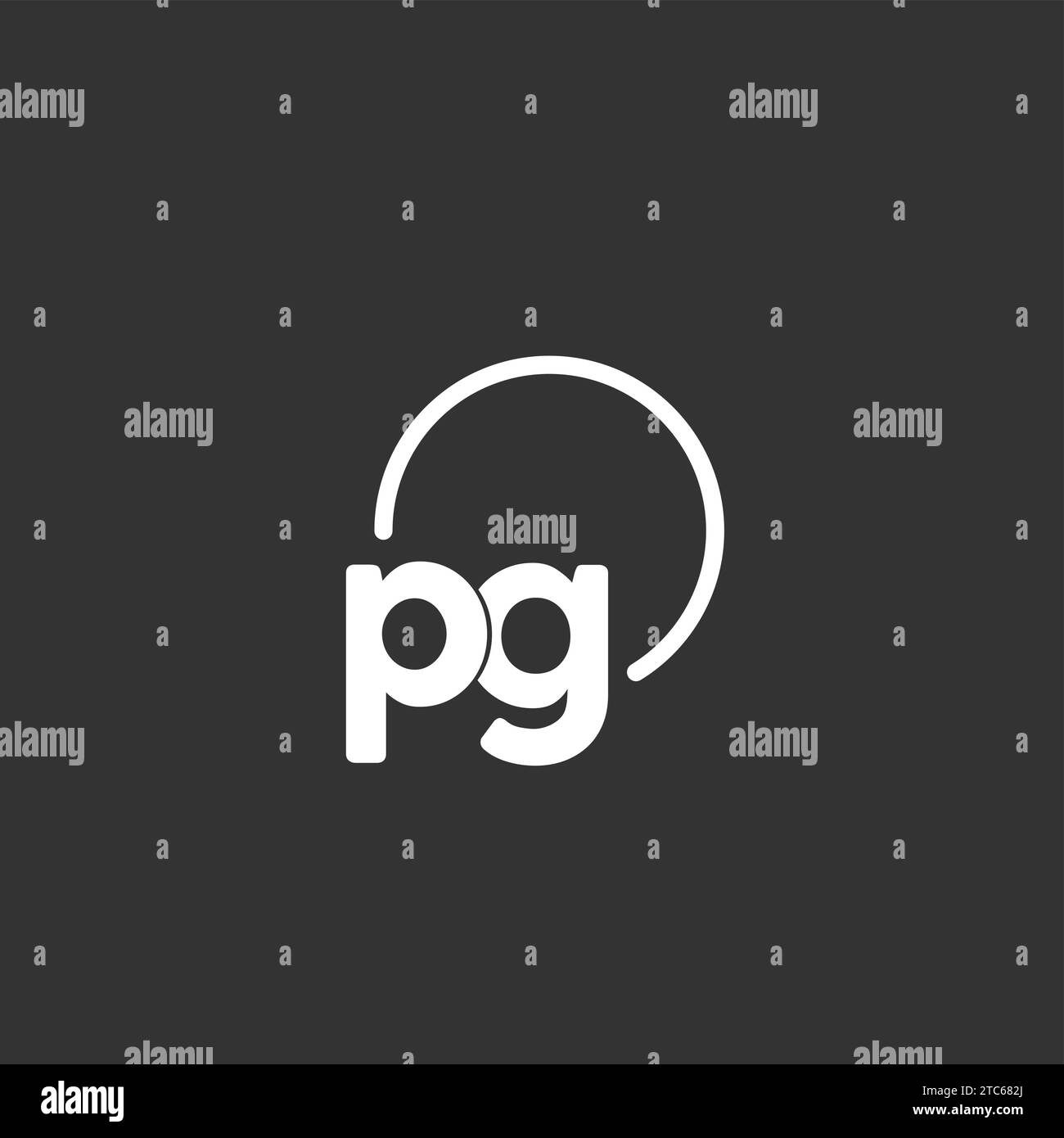 PG initial logo with rounded circle vector graphic Stock Vector Image & Art - Alamy