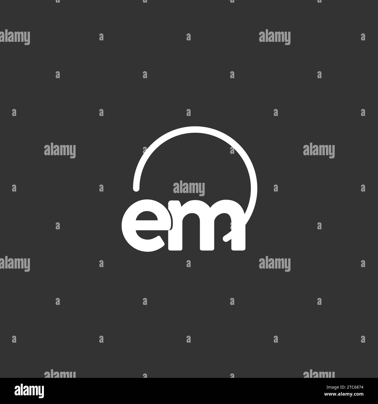 Initial em hi-res stock photography and images - Alamy