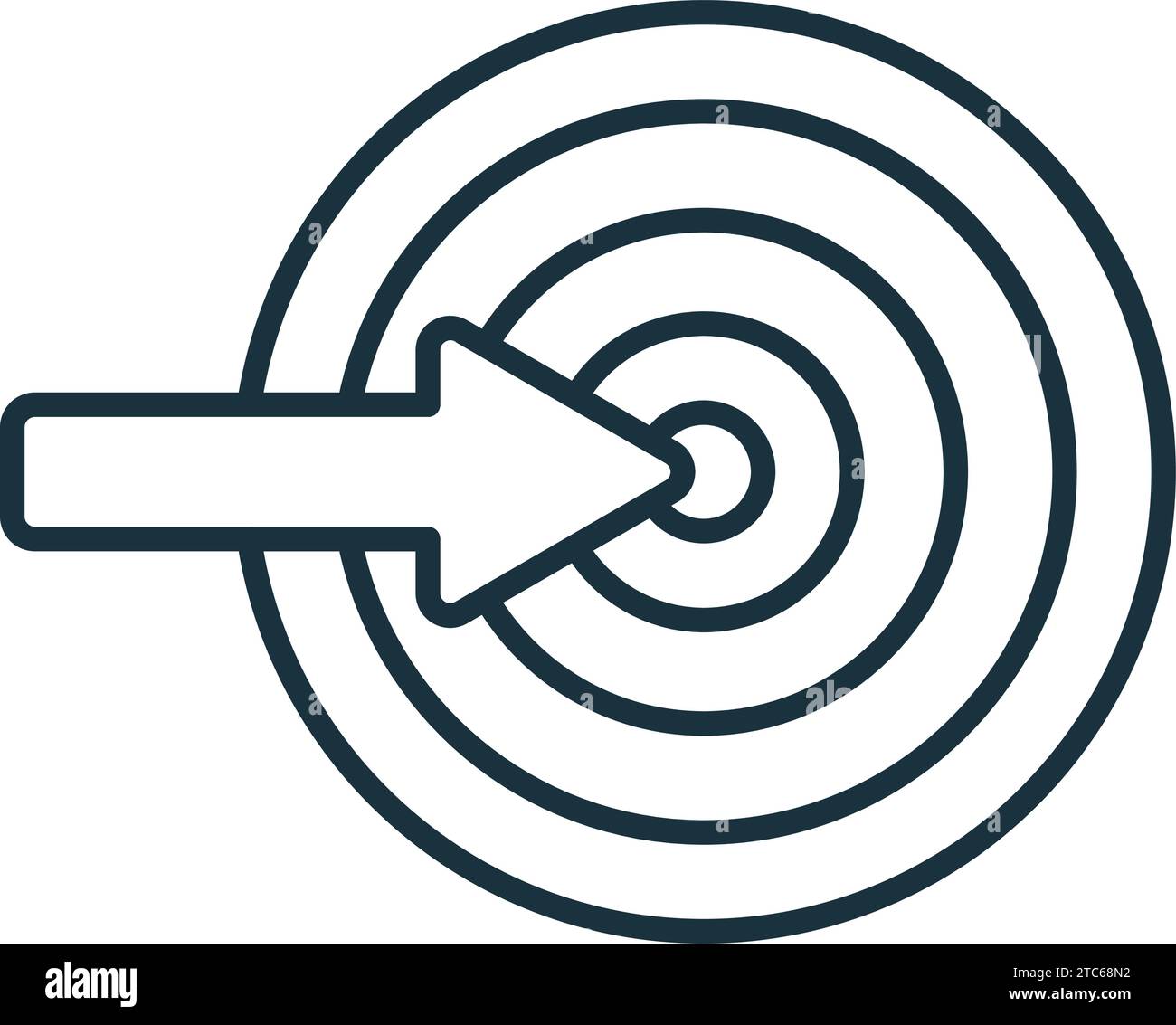 Mission icon. Monochrome simple sign from challenges collection ...