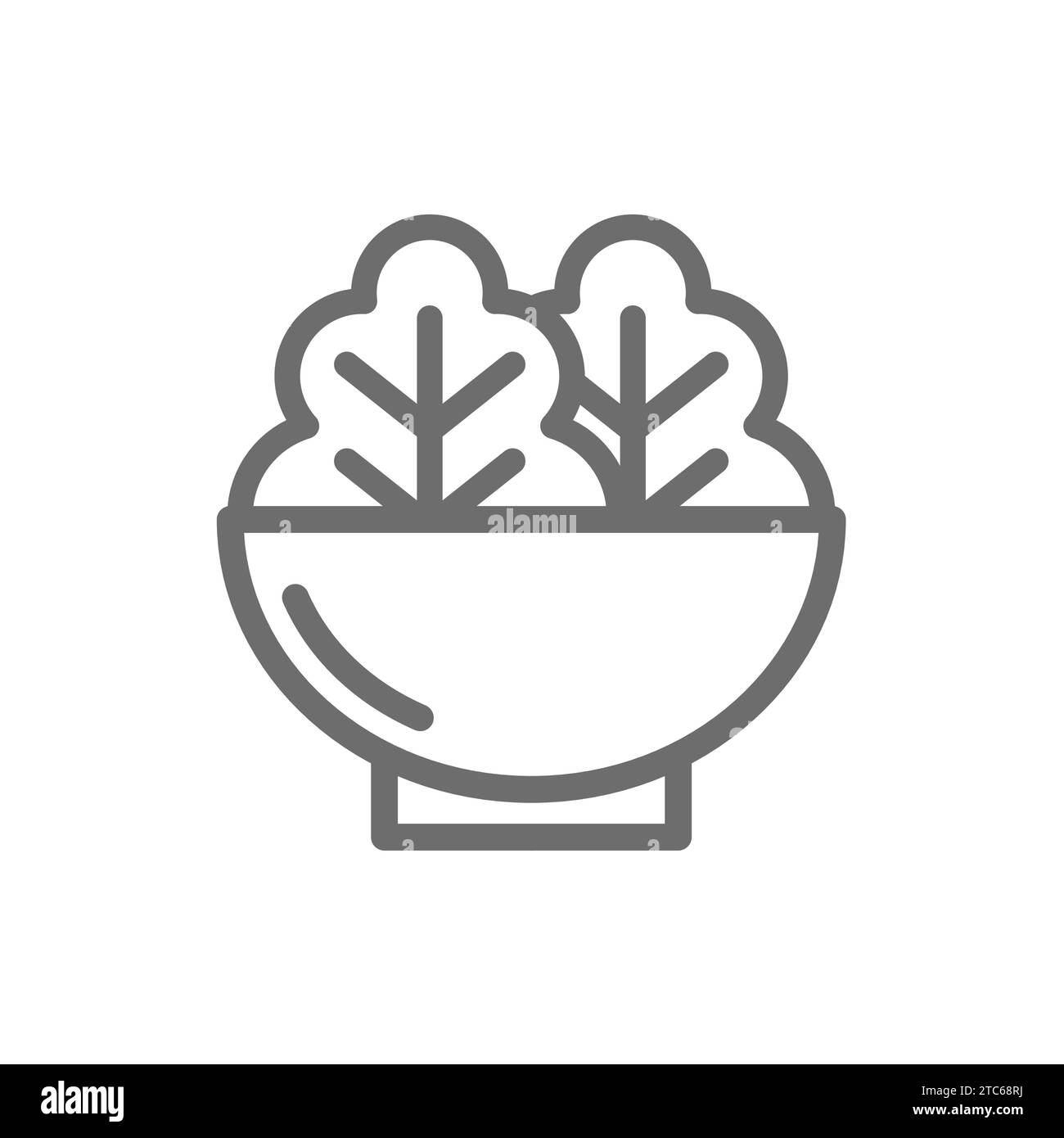 Salads vector vectors Cut Out Stock Images & Pictures - Alamy
