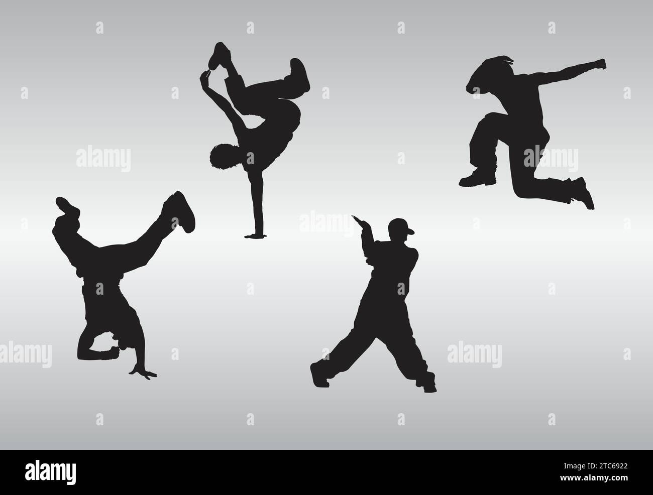Dancing breakdance teenager Stock Vector Images - Alamy