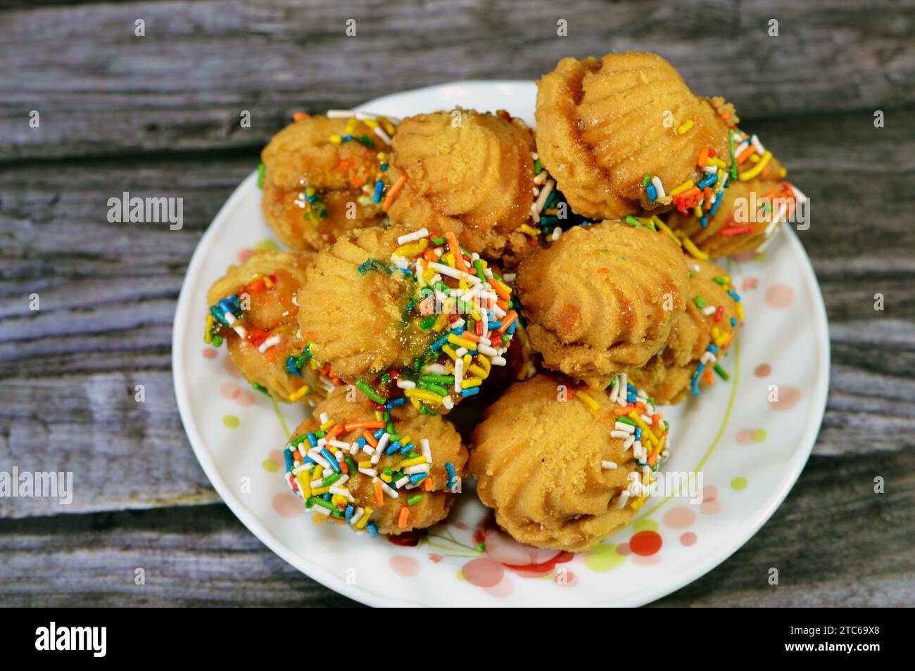Traditional Arabic cookies for celebration of Islamic holidays of El ...