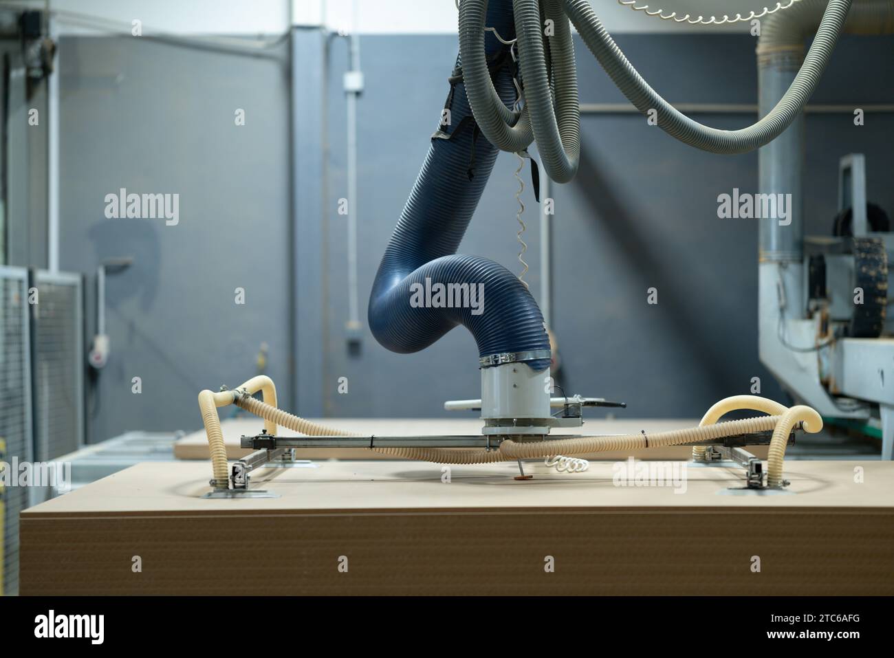 Industrial automation and robotics in modern industrial factory. Robots ...