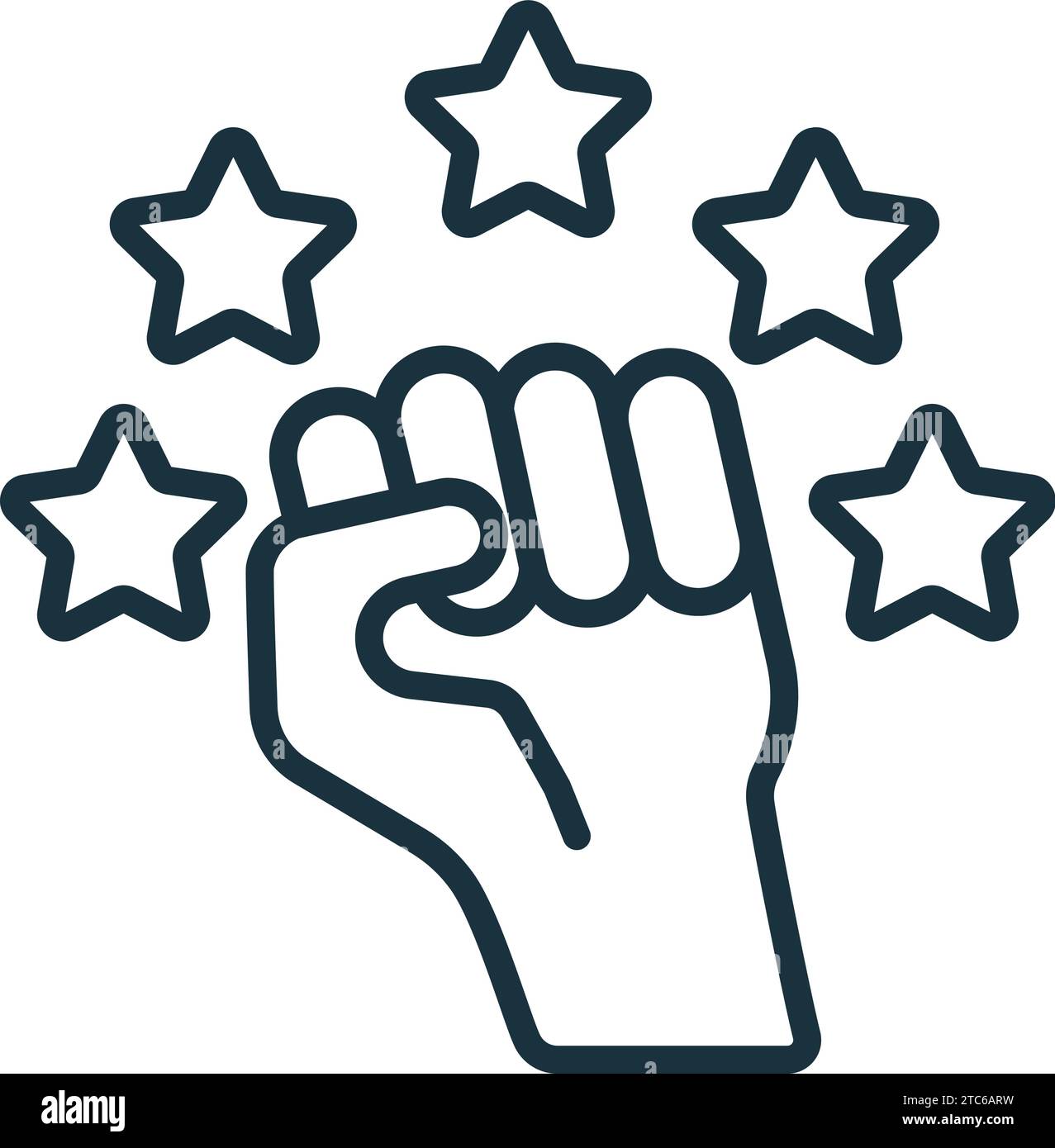 Determination icon. Monochrome simple sign from challenges collection ...